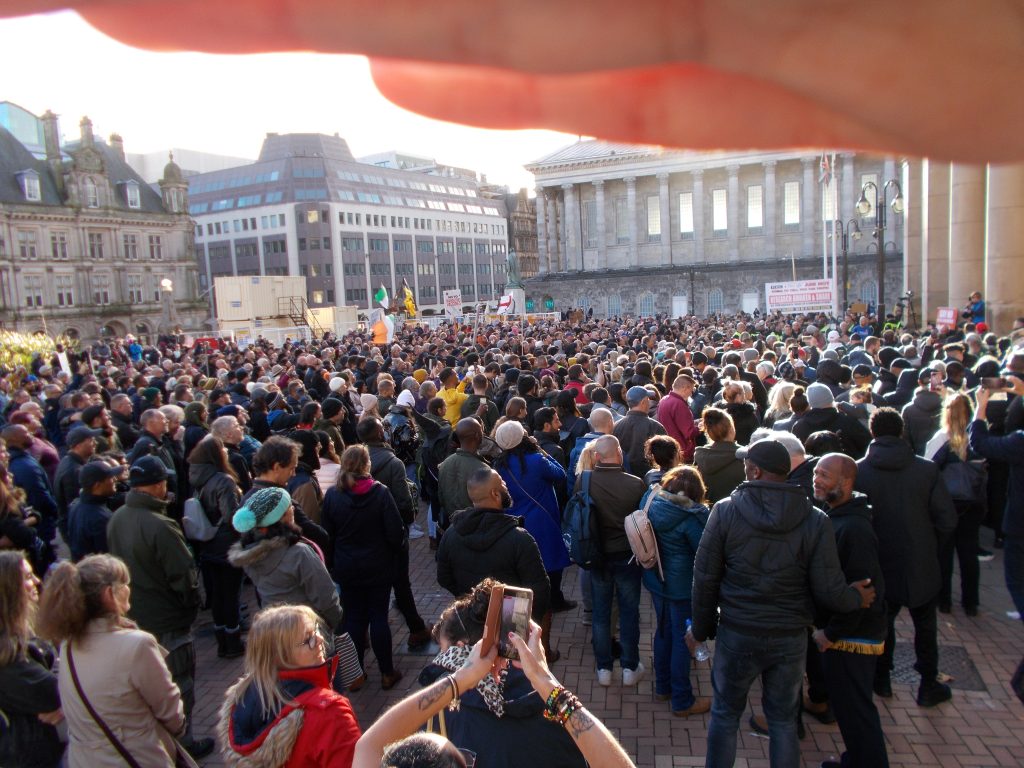 Birmingham protest Oct 31st 2020 – The GREAT WORK Decoded